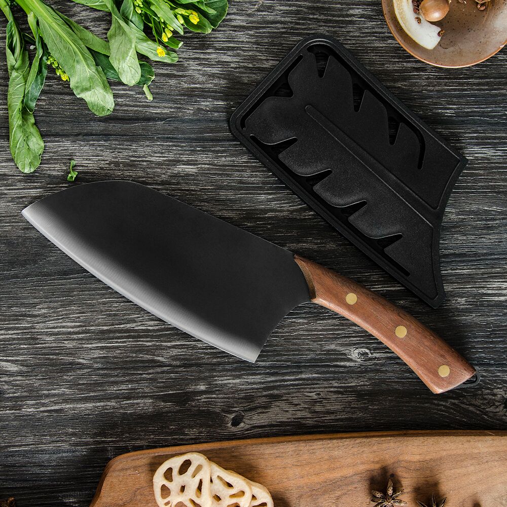 Black Cleaver Knife 7" DC-058 | Di'Casteel