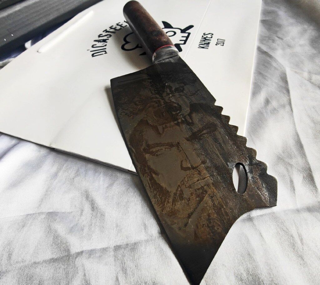Viking Cleaver Knife Fighter Wolf DC-135 | Di'Casteel